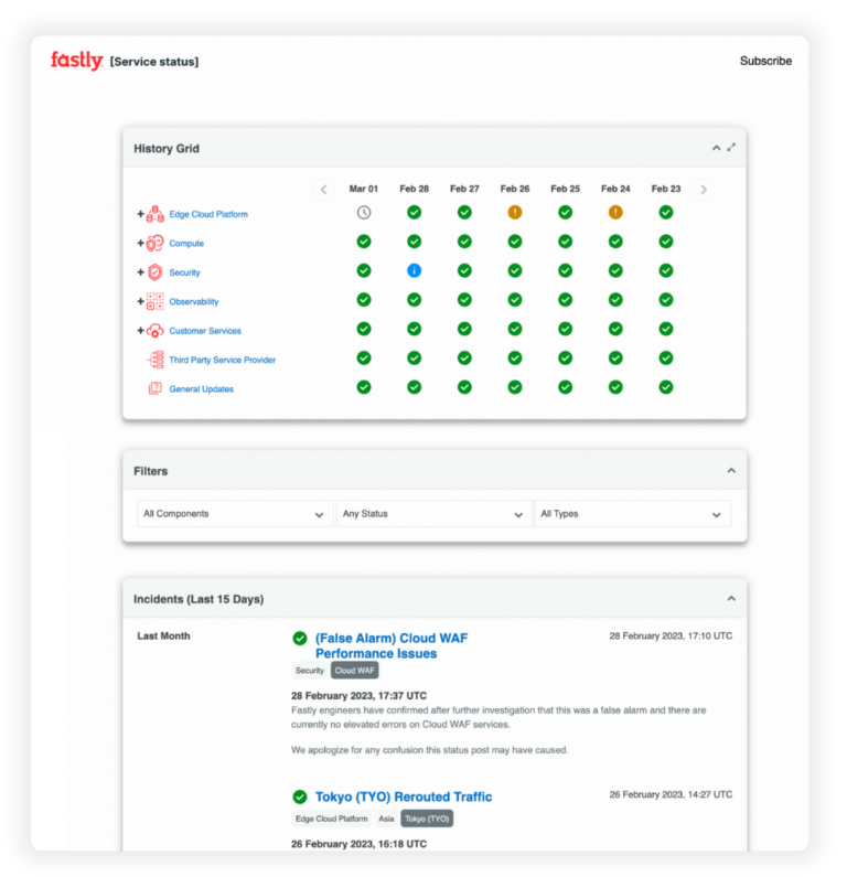 Status Pages & Incident Management - StatusCast
