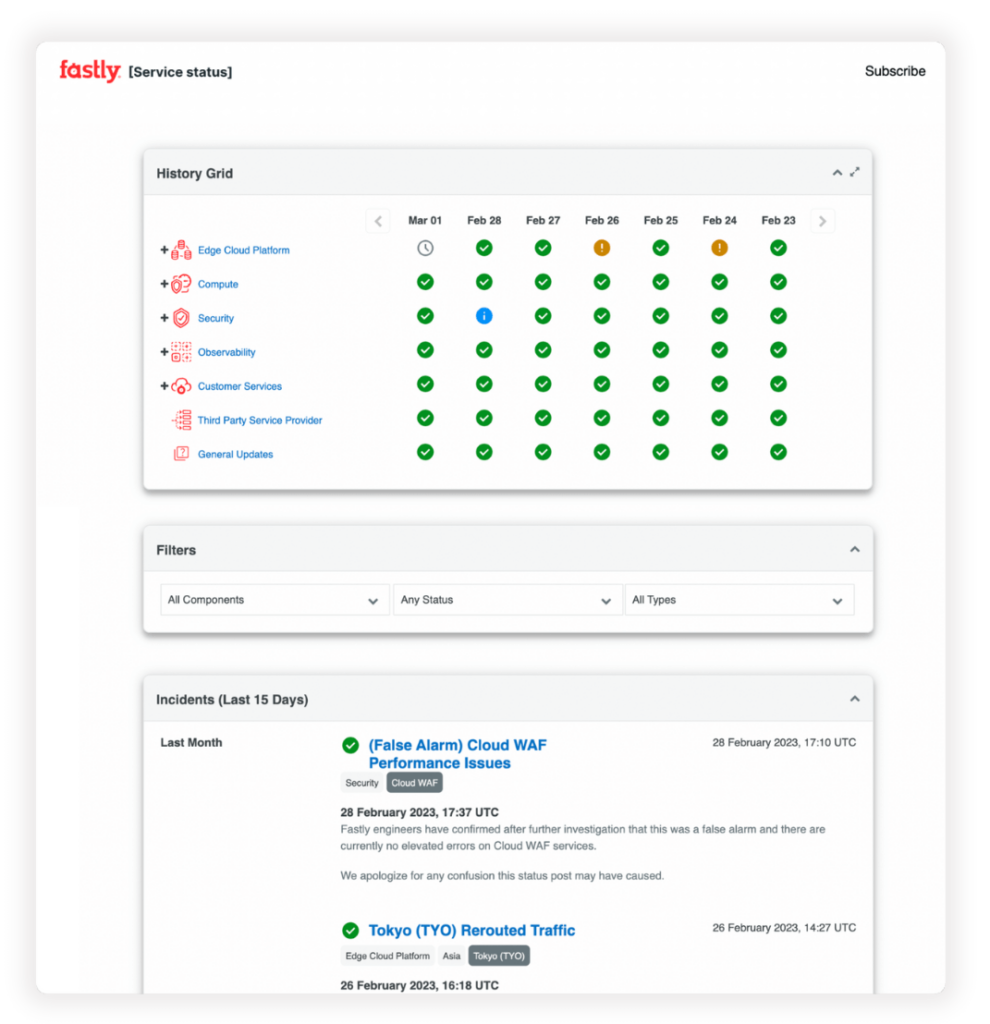 Status Pages & Incident Management - StatusCast