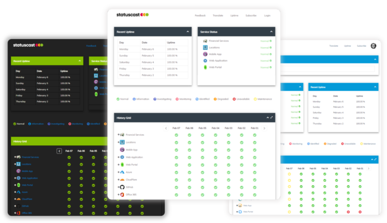 Status Pages & Incident Management - StatusCast